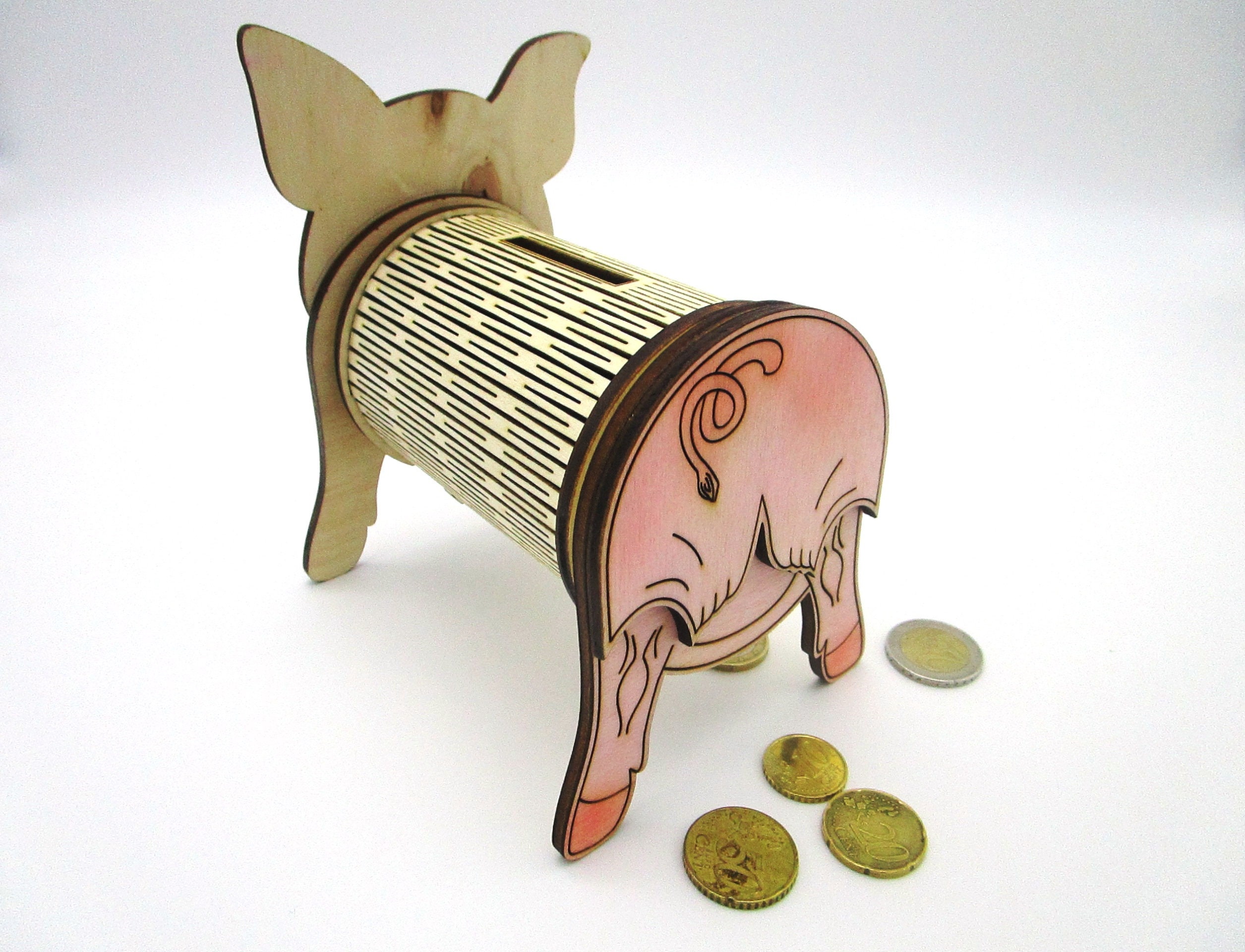Wood Piggy Bank For Sale at Sherie Lentz blog