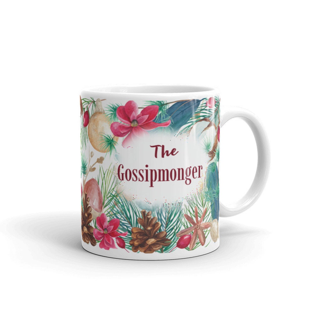 The Gossipmonger '12 Roles of Christmas' Series Poinsettia Pine Cones ...