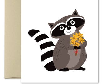 Raccoon Get Well | Etsy