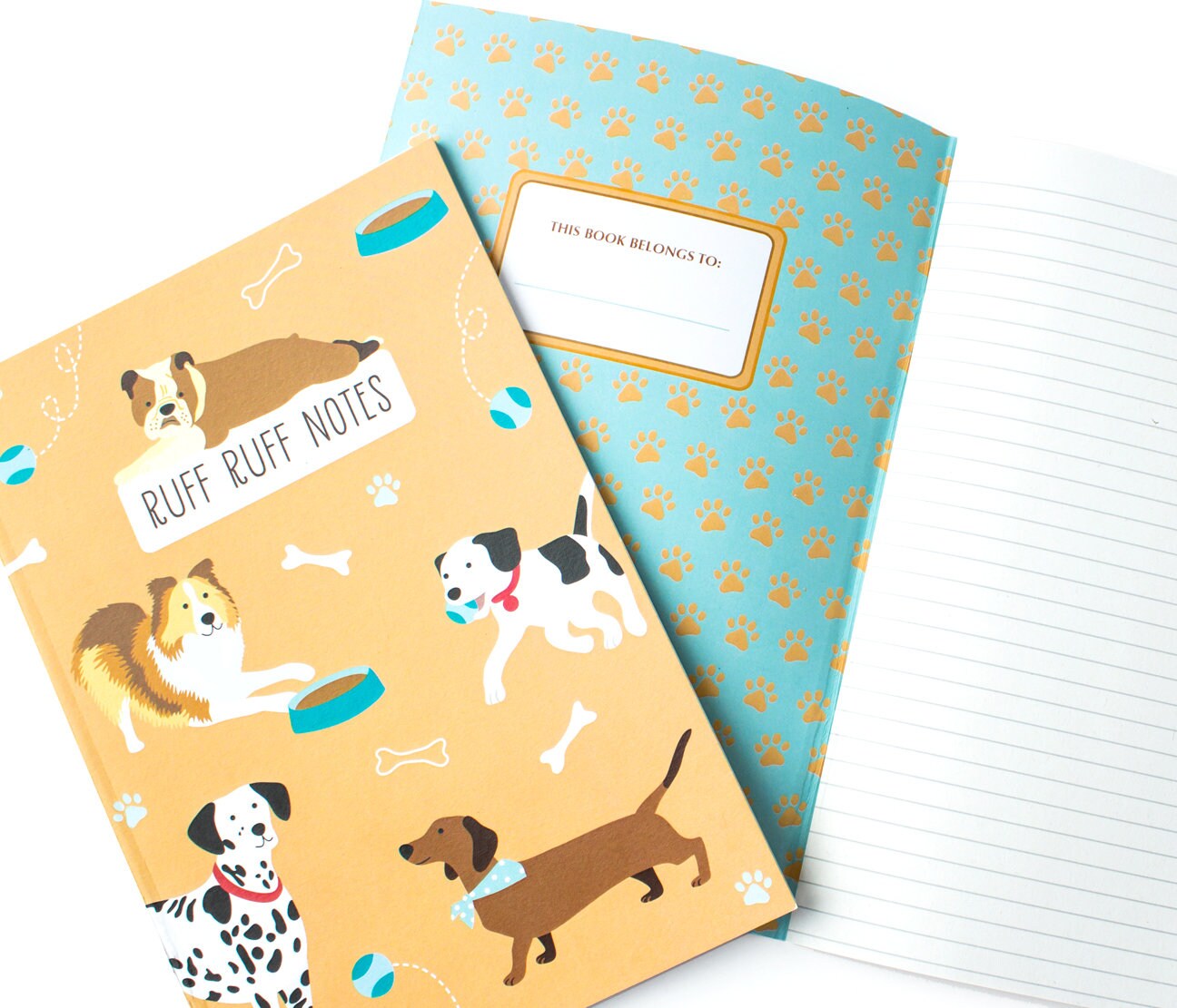 Notebook Journal Dogs Notebook Animal Notebook Lined - Etsy