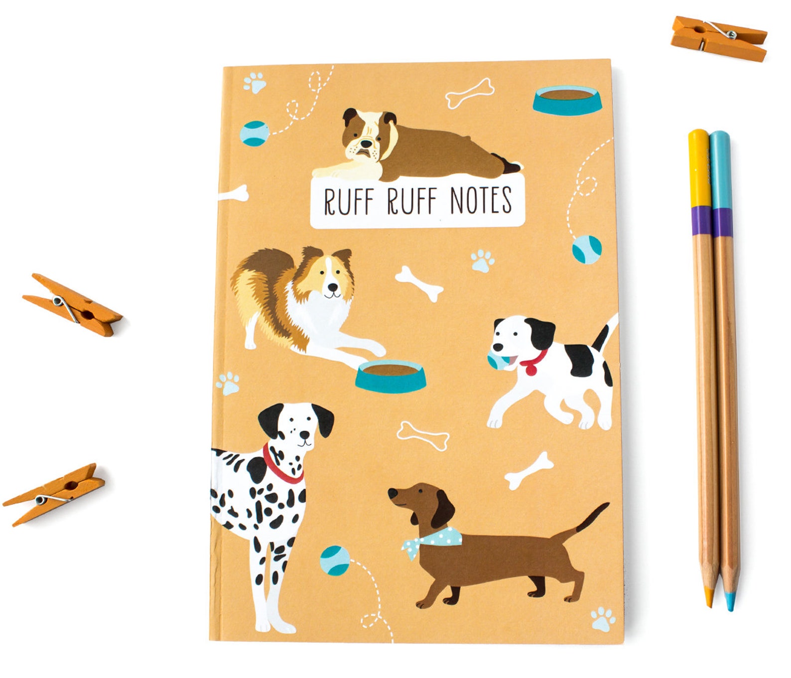Notebook Journal Dogs Notebook Animal Notebook Lined - Etsy