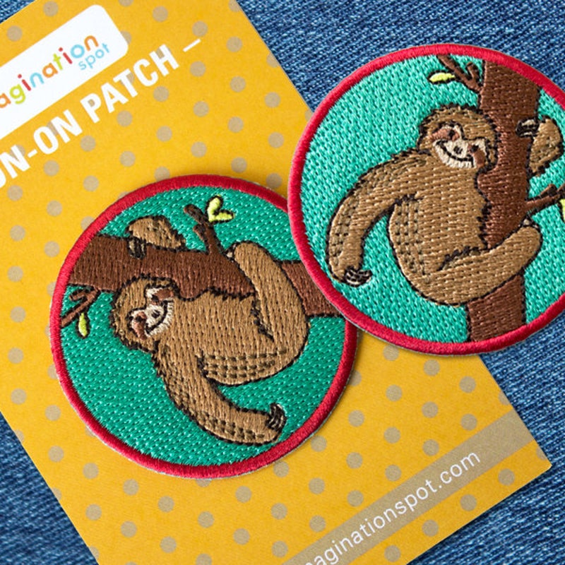 Sloth Iron on Patch - Etsy