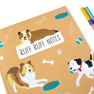 Notebook Journal - Dogs Notebook - Animal Notebook - Lined Notebook ...