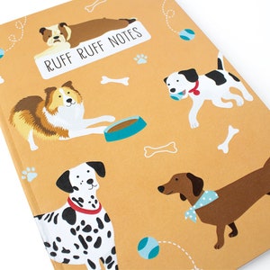 Notebook Journal - Dogs Notebook - Animal Notebook - Lined Notebook ...