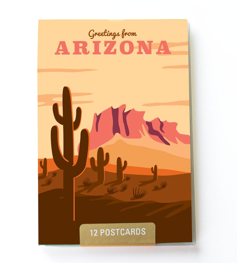 Arizona State Postcard USA Postcards State Postcard Set - Etsy