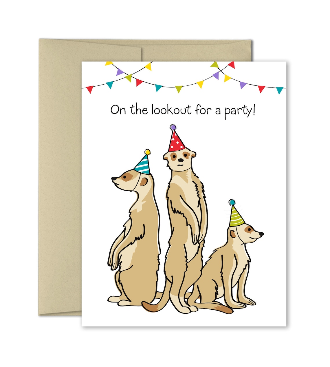 Funny Birthday Card Cute Birthday Card Funny Animal Card for Friend ...