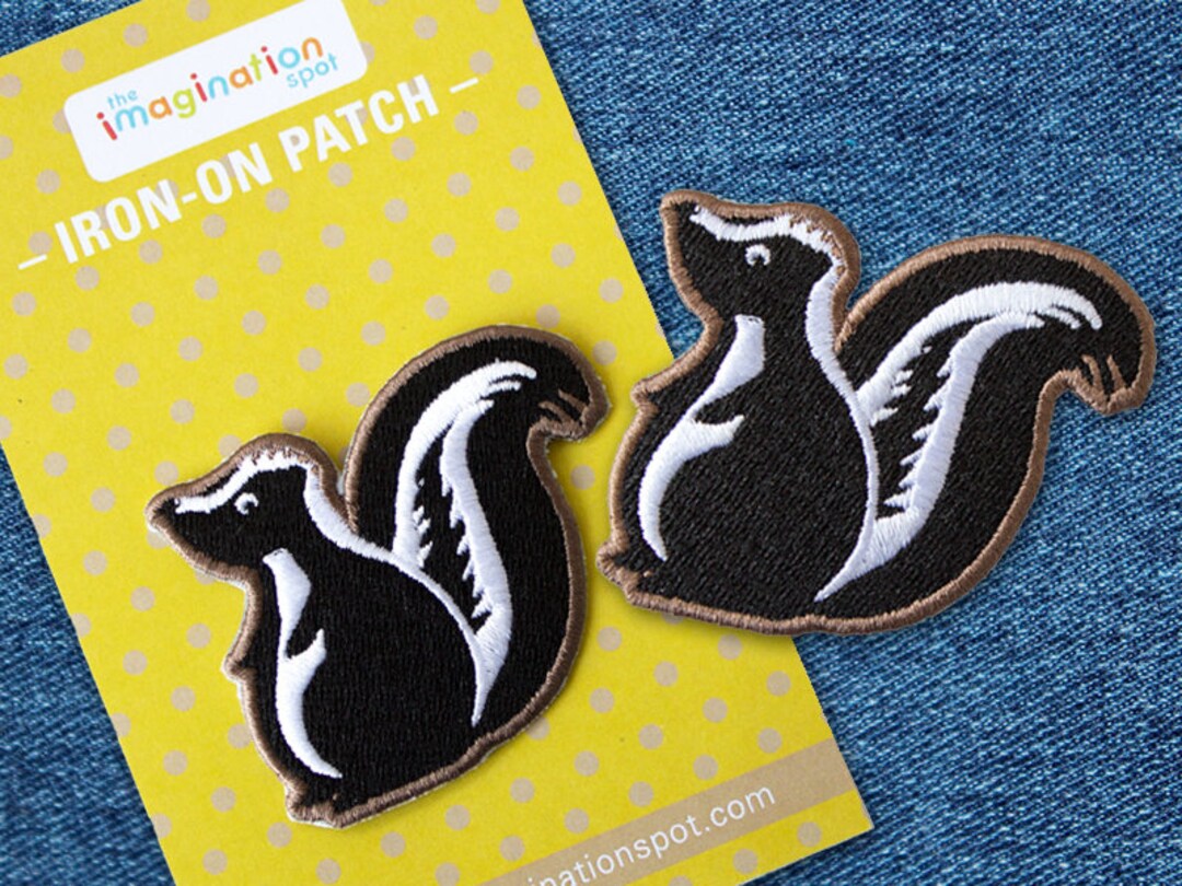 50% OFF SALE Skunk Patch Iron on Patches Embroidered Patch Cute Patches ...