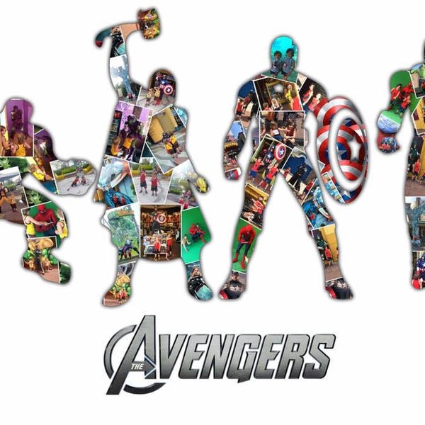 Superhero Collage - Etsy UK