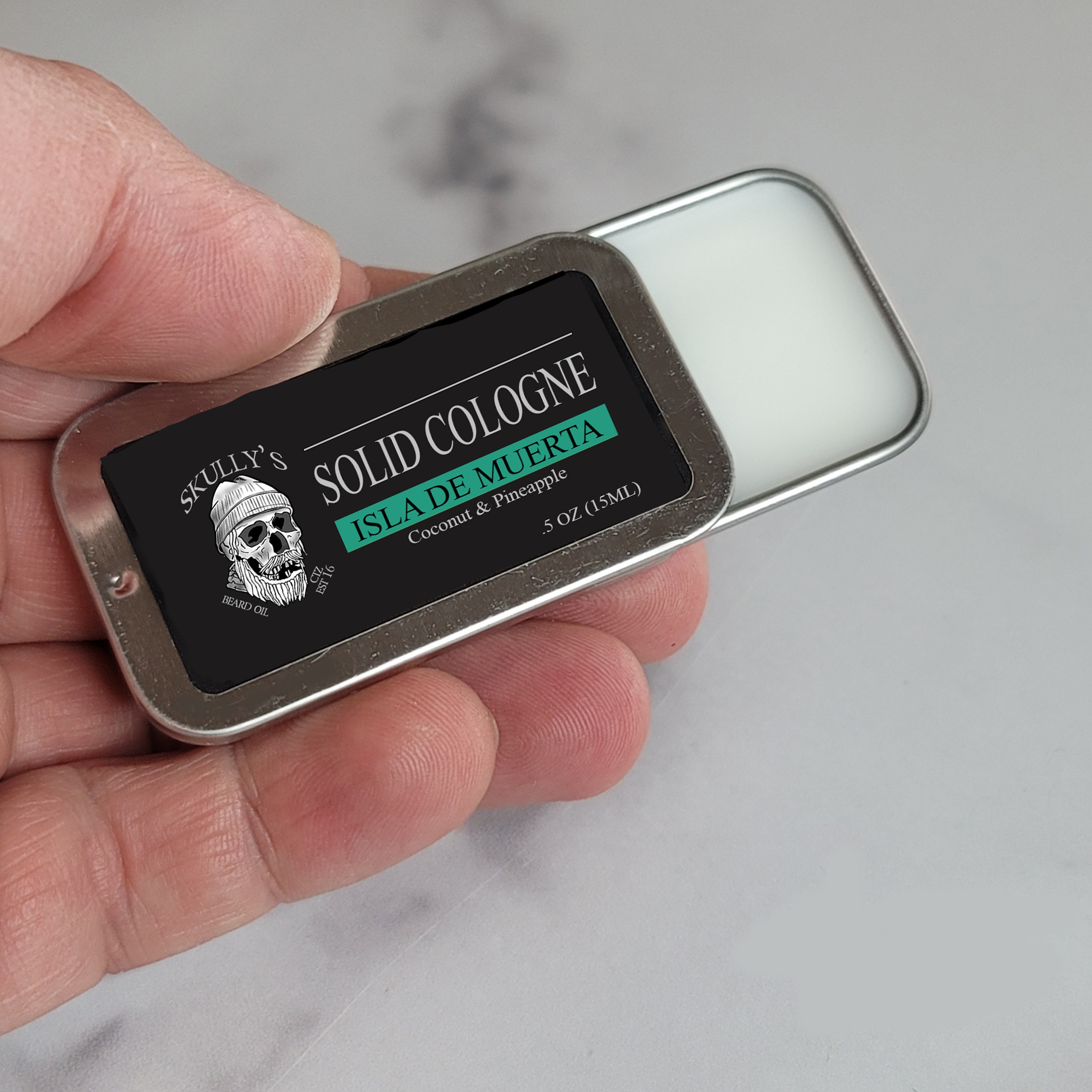 Solid Cologne for Men - Isla De Muerta (coconut & Pineapple, Tropical) - Etsy