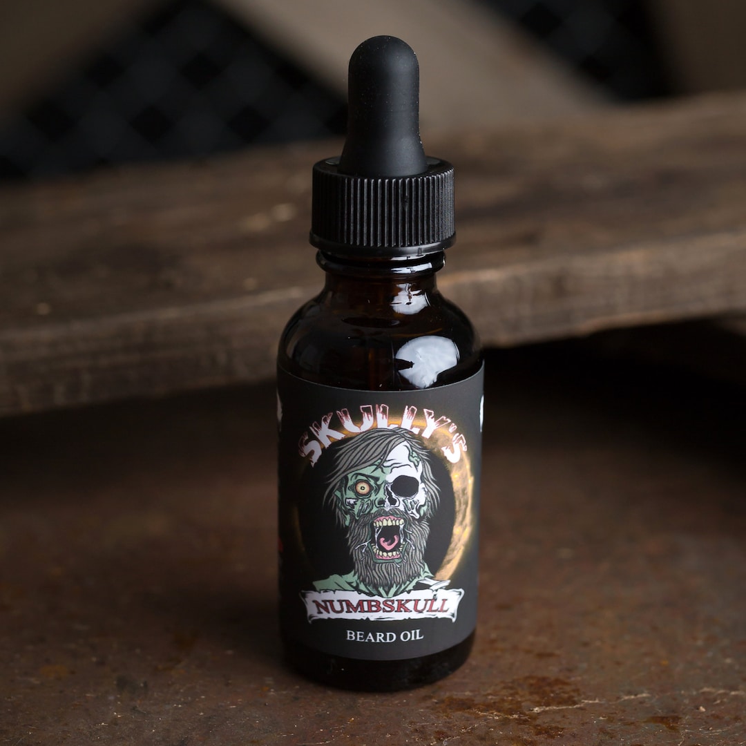 Beard Oil 1 Oz. | Numb Skull Beard Oil for Men ( Musk, Eucalyptus ...