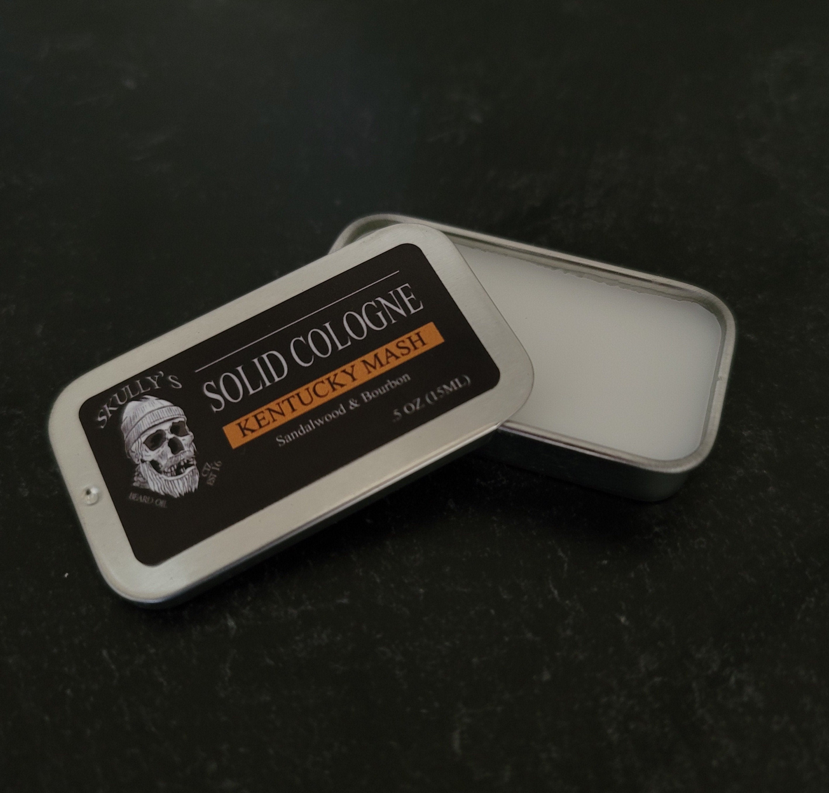 Solid Cologne for Men - Kentucky Mash ( Bourbon & Sandalwood ) - Etsy