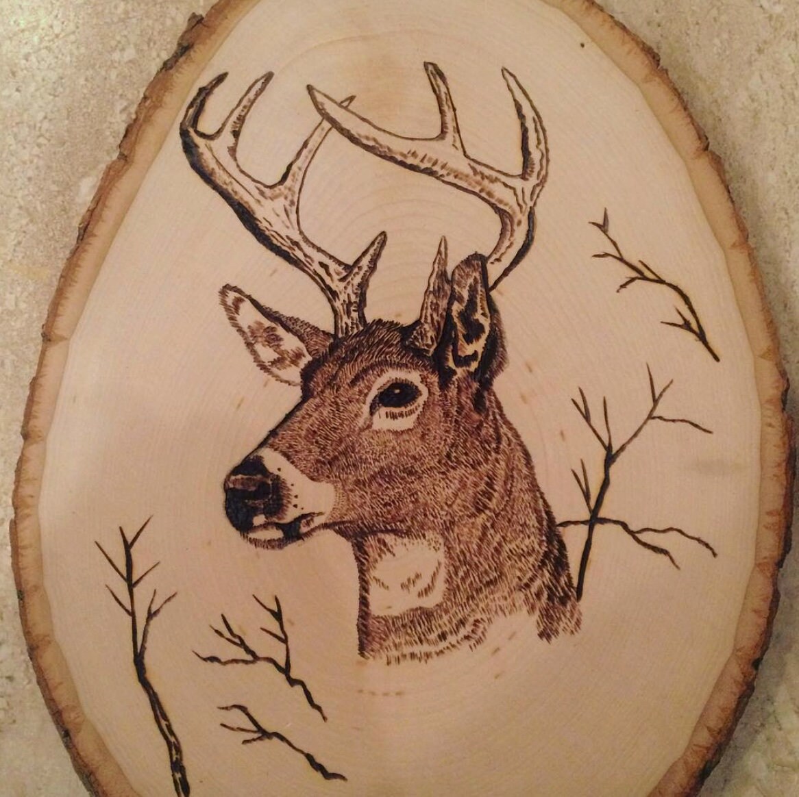Custom Pyrography Wildlife Portraits - Etsy Sweden
