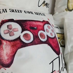 Gamer Pillow Gift Personalised Gaming Cushion Gamer Gift - Etsy UK