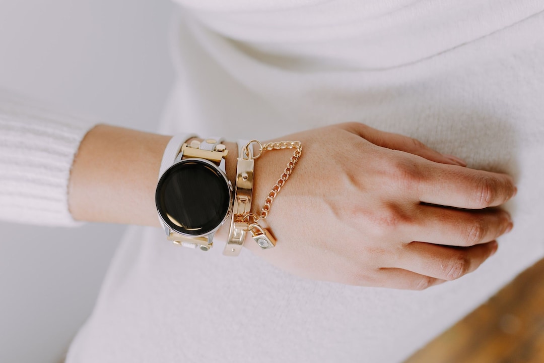 Posh Gold Bracelet for Google Pixel 2 Watch, Fashion Bracelet for ...