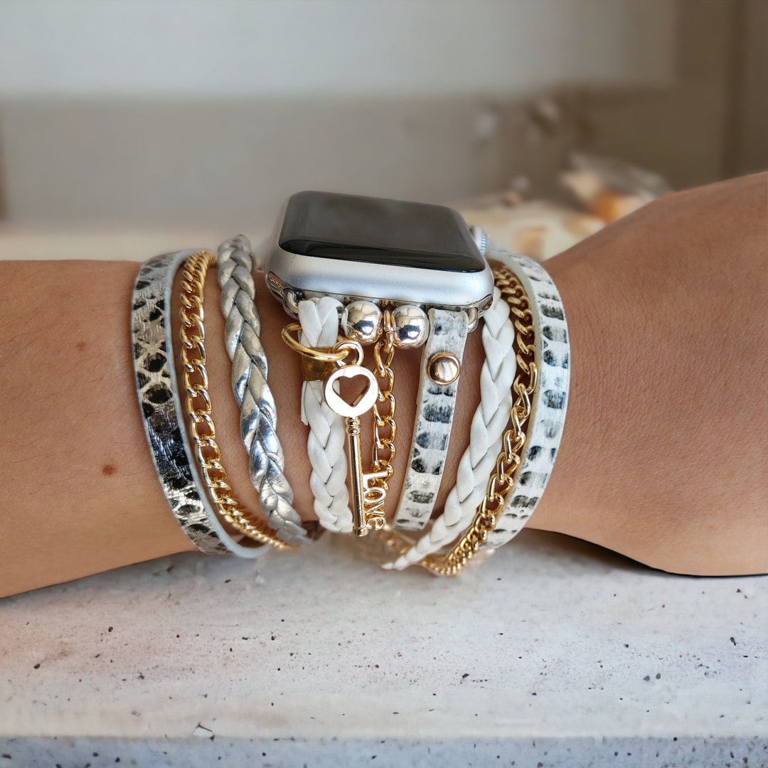 Custom-made Watch Band for Apple Watch With Inspirational Charm ...