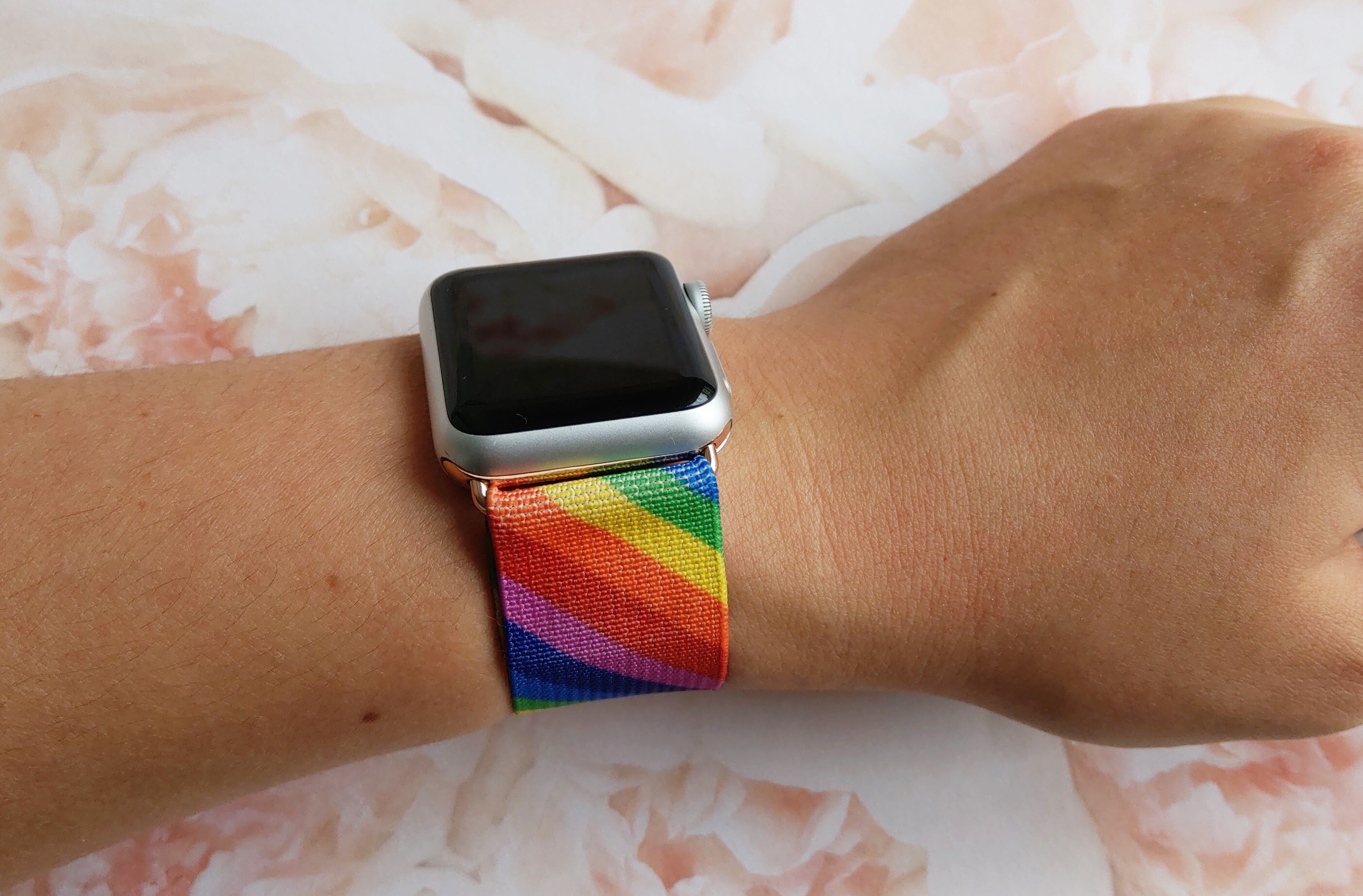 Rainbow Apple Watch Band 38 40 42 44 45 49 Mm Unisex Fashion - Etsy