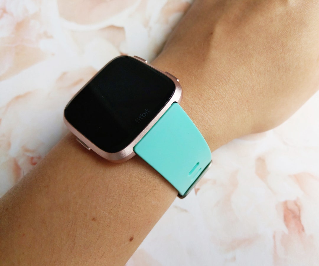 Turquoise Sport Fitbit Versa Band Stylish Fitness Super Soft ...