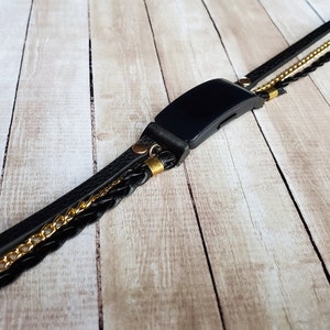 Boho Chic Fitbit Inspire and HR Band Vegan Leather Braided Fancy Fitbit ...