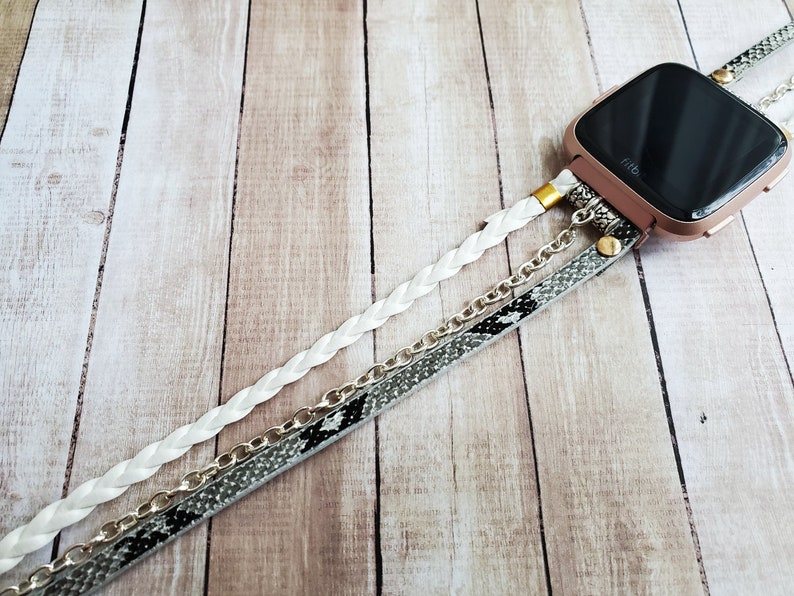 Boho Chic Fitbtit Versa Band Fitbit Versa 2 Lite Snake Print - Etsy
