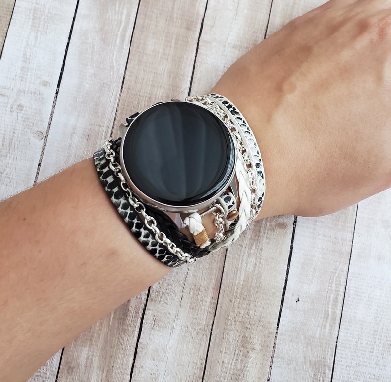 Boho Chic Snake Skin Chain Bracelet for Garmin Venu - Etsy
