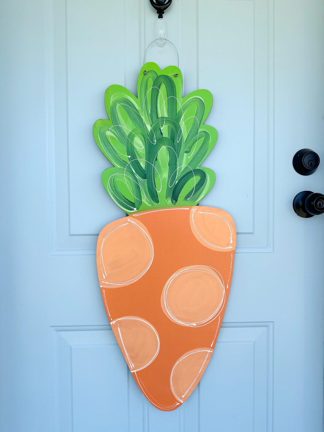 Personalized Carrot Door Hanger: 30-inch Spring Decor - Etsy
