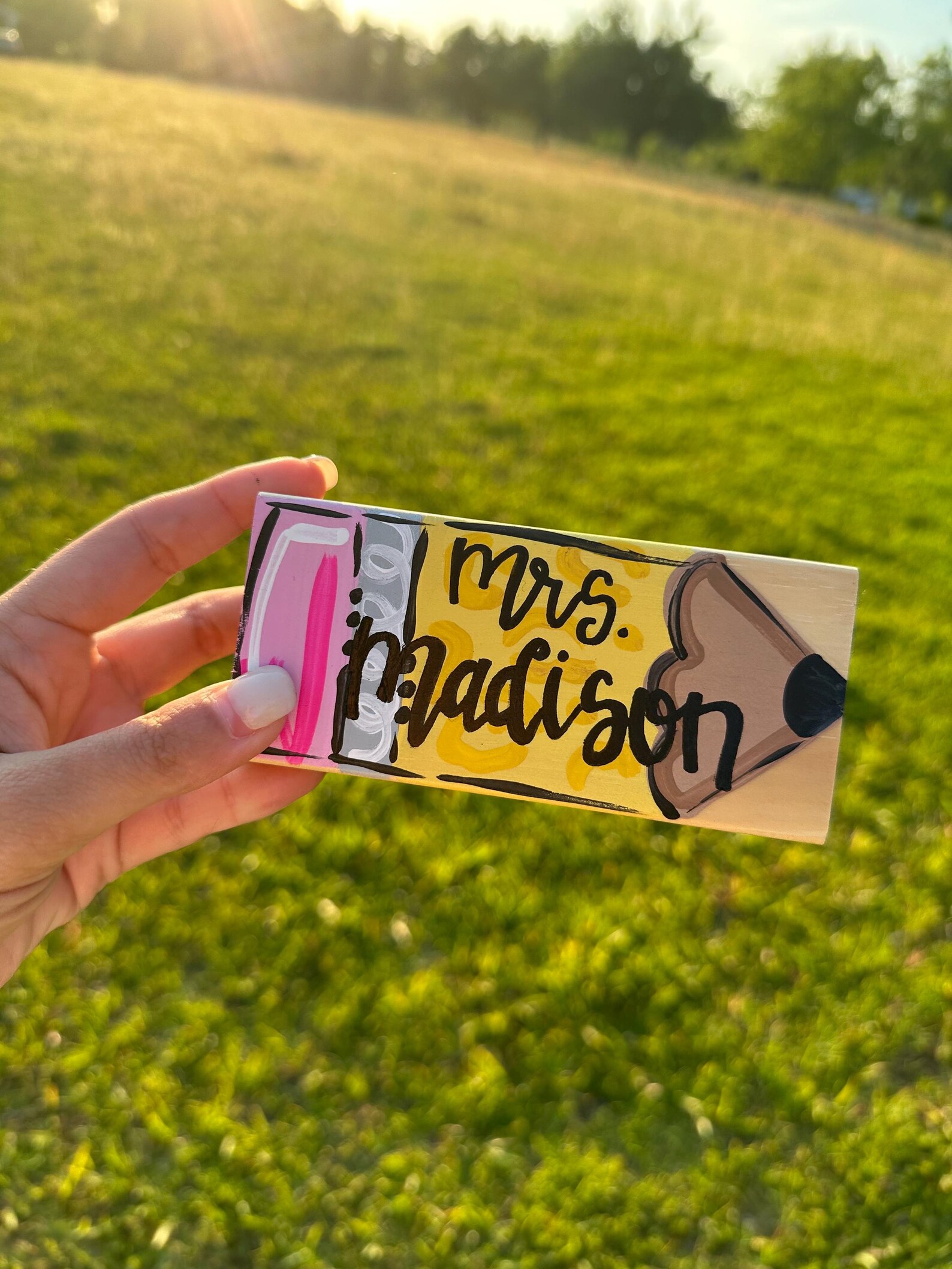 Personalized Eraser - Painted Eraser - Eraser & Marker Gift Set ...