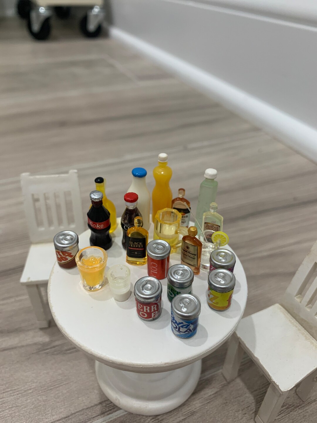 Assortment Dollhouse Miniature Drinks - Etsy