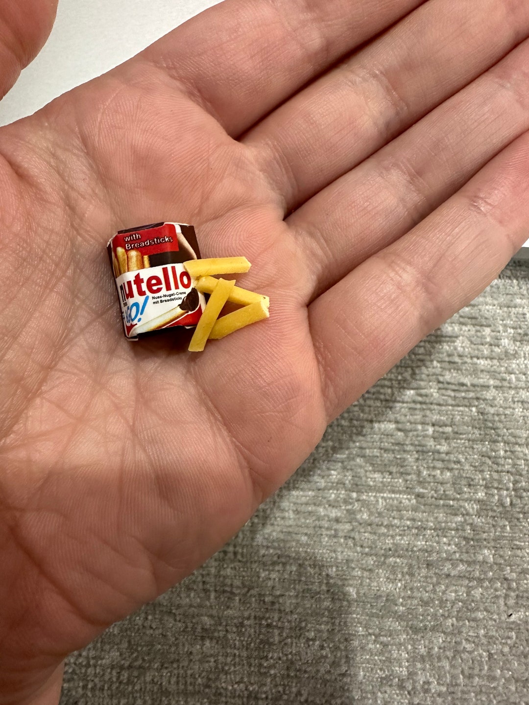 Dollhouse Miniature Nutella Box and Crackers - Etsy