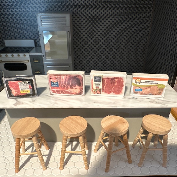 Dollhouse Miniature Meat - Etsy