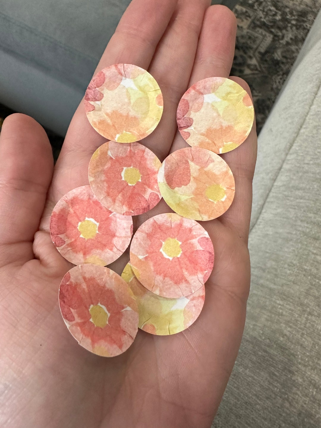 Dollhouse Miniature Paper Plates - Etsy