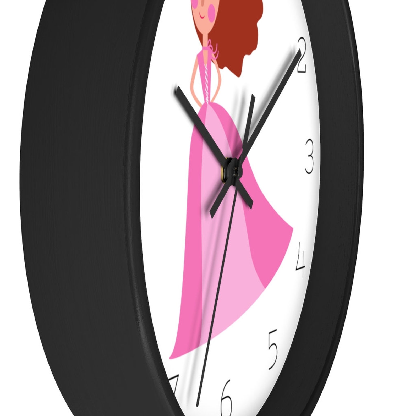 Princess Wall Clock for Children Kids' Playroom - Etsy