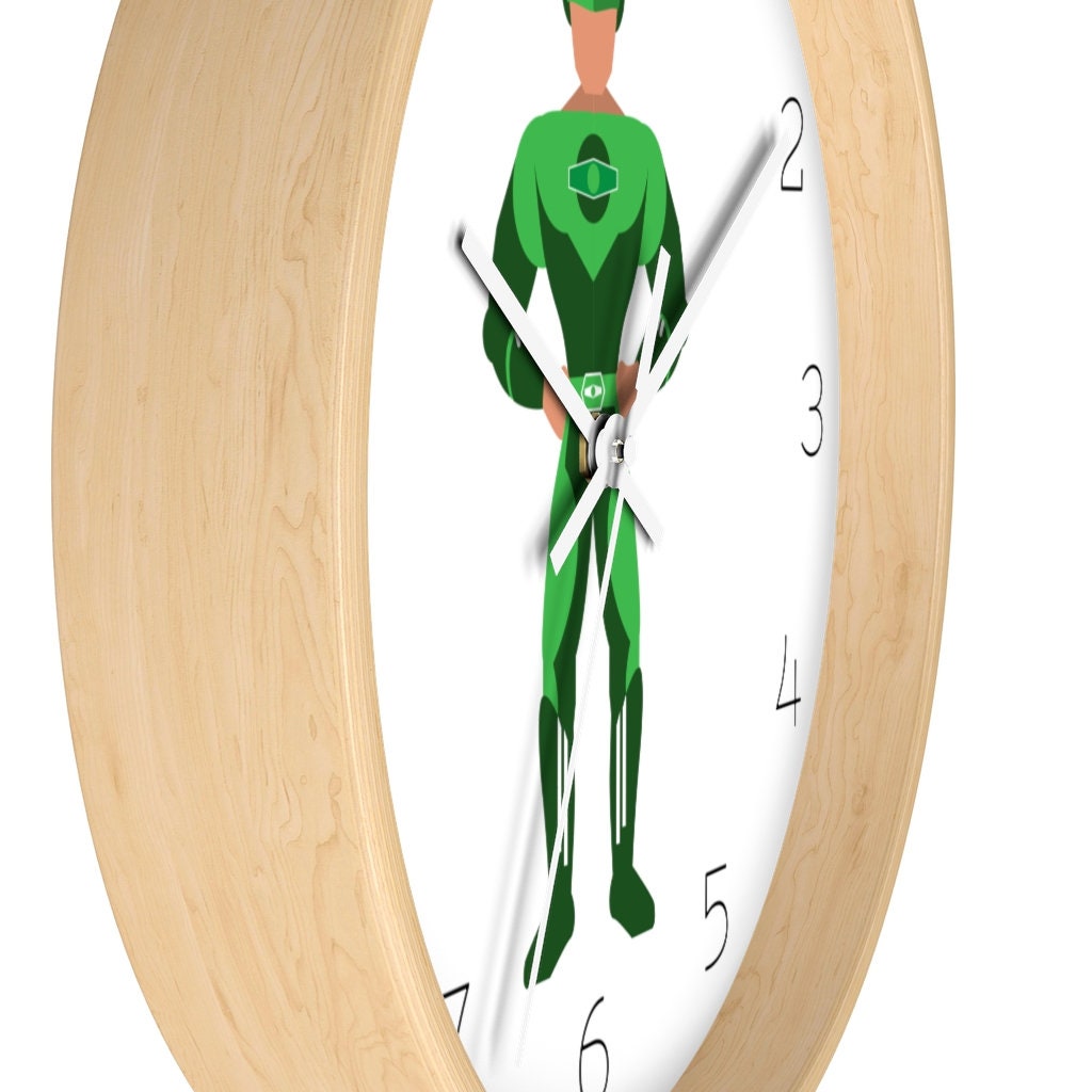 Superheroes Wall Clock for Children Kids' Playroom - Etsy