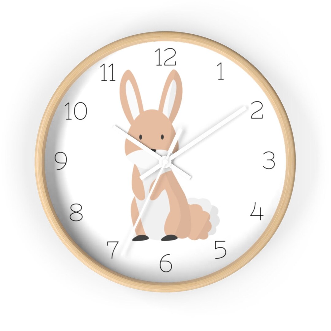 Free Shipping Forest Friends Wall Clock for Kids Kids' Playroom ...