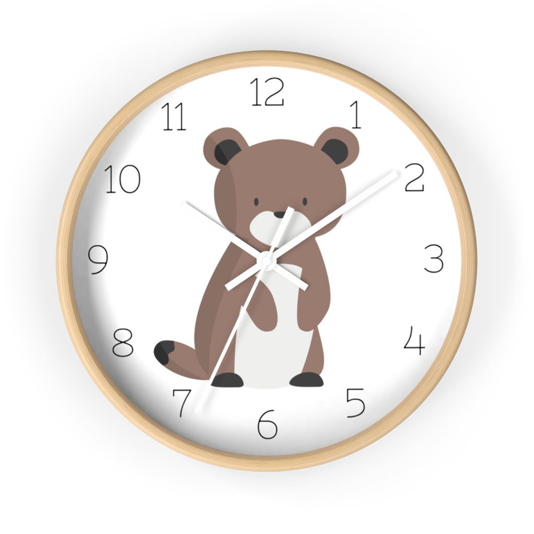 Free Shipping Forest Friends Wall Clock for Kids Kids' Playroom ...