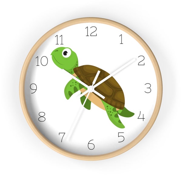 Sea Turtle Wall Clock - Etsy