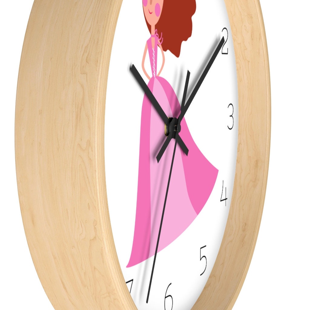 Princess Wall Clock for Children Kids' Playroom - Etsy