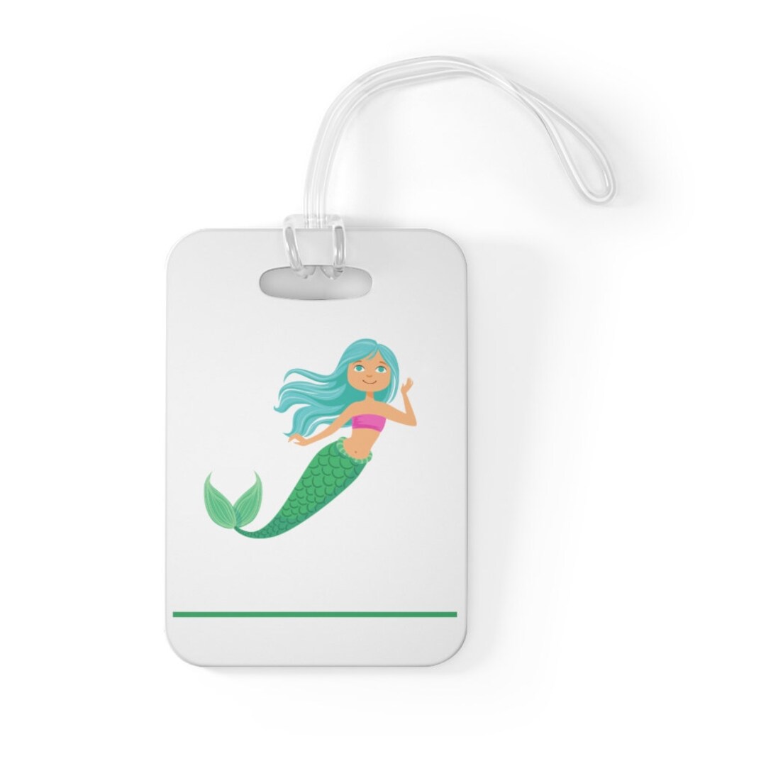 Magical Mermaids Bag Tag School Bag Childrens' Travel Accessory Luggage ...
