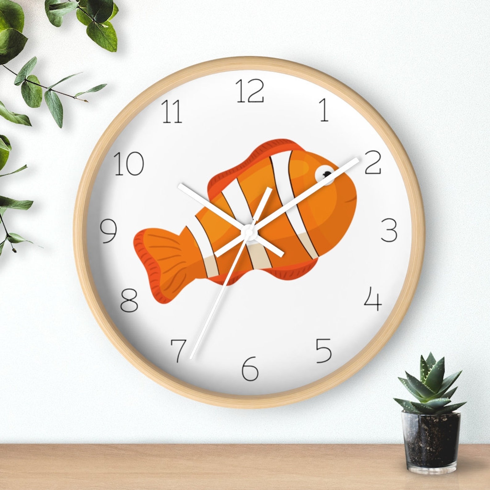 Under the Sea Wall Clock for Children Kids' Playroom - Etsy UK