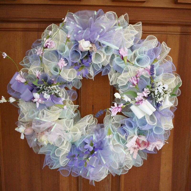 Deco Mesh Wreath Baby Girl - Etsy