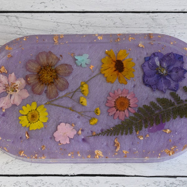 Dried Lavender Resin Tray - Etsy