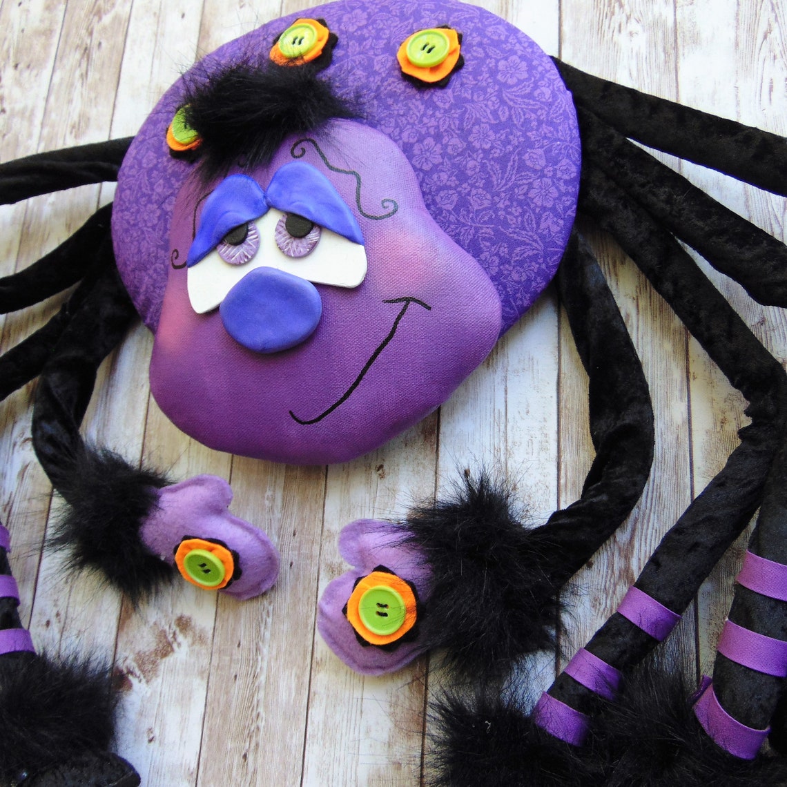 Webster the Spider Halloween Fall Attachment or Decoration - Etsy