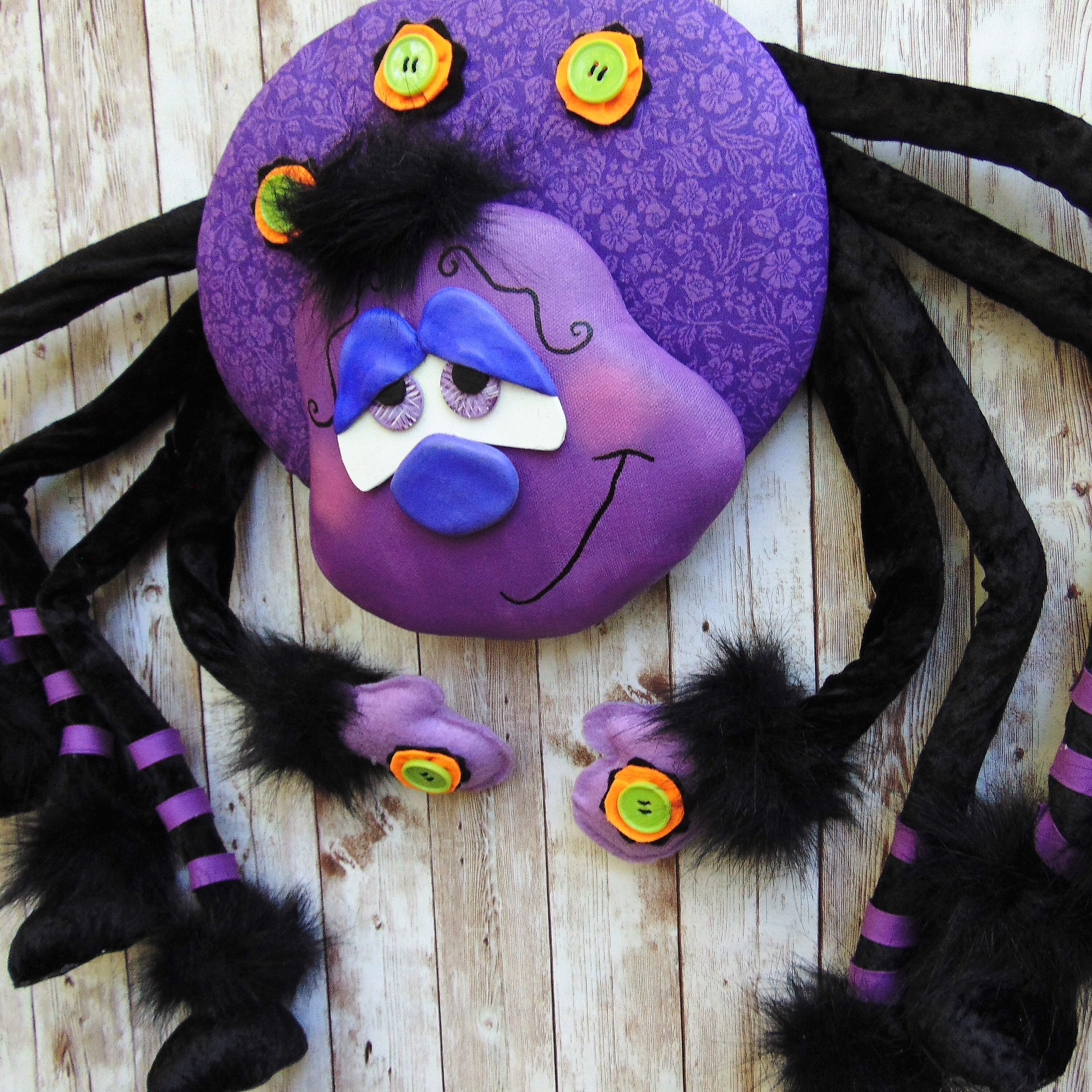Webster the Spider Halloween Fall Attachment or Decoration - Etsy