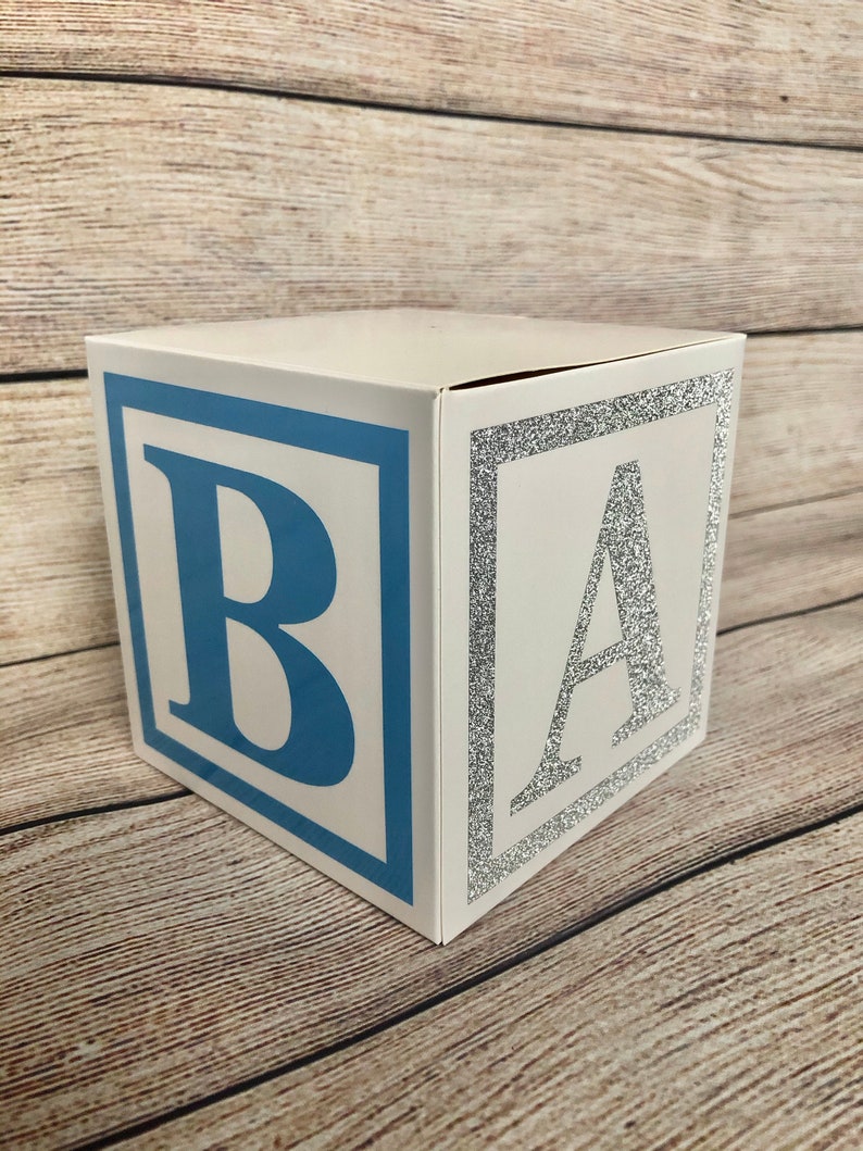 Baby Shower Blocks / Baby Shower Decor / Personalized Baby | Etsy