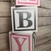 Baby Shower Blocks / Baby Shower Decor / Personalized Baby Blocks With ...