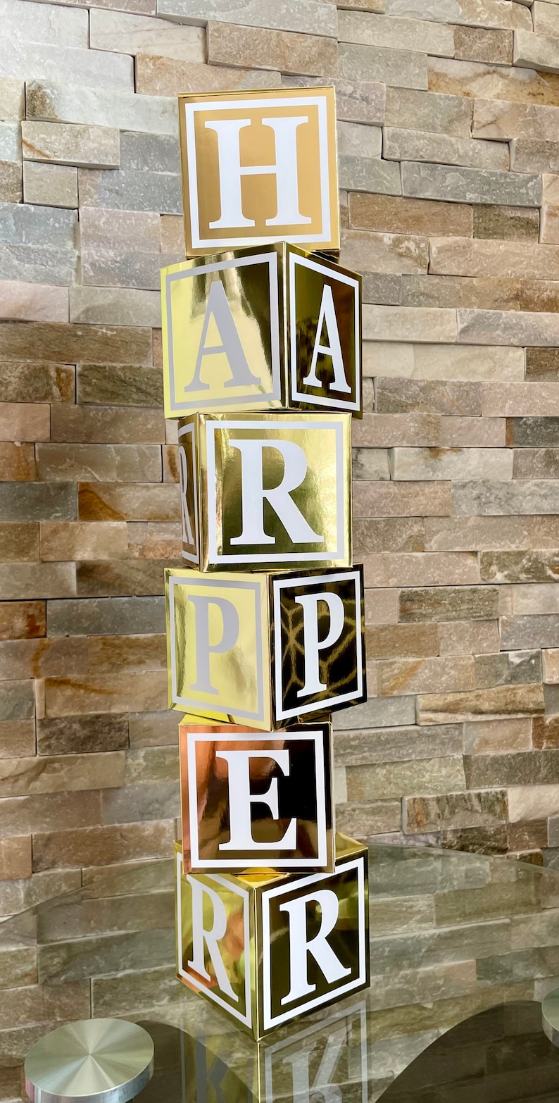 Baby Shower Blocks / Baby Shower Decor / Personalized Baby - Etsy