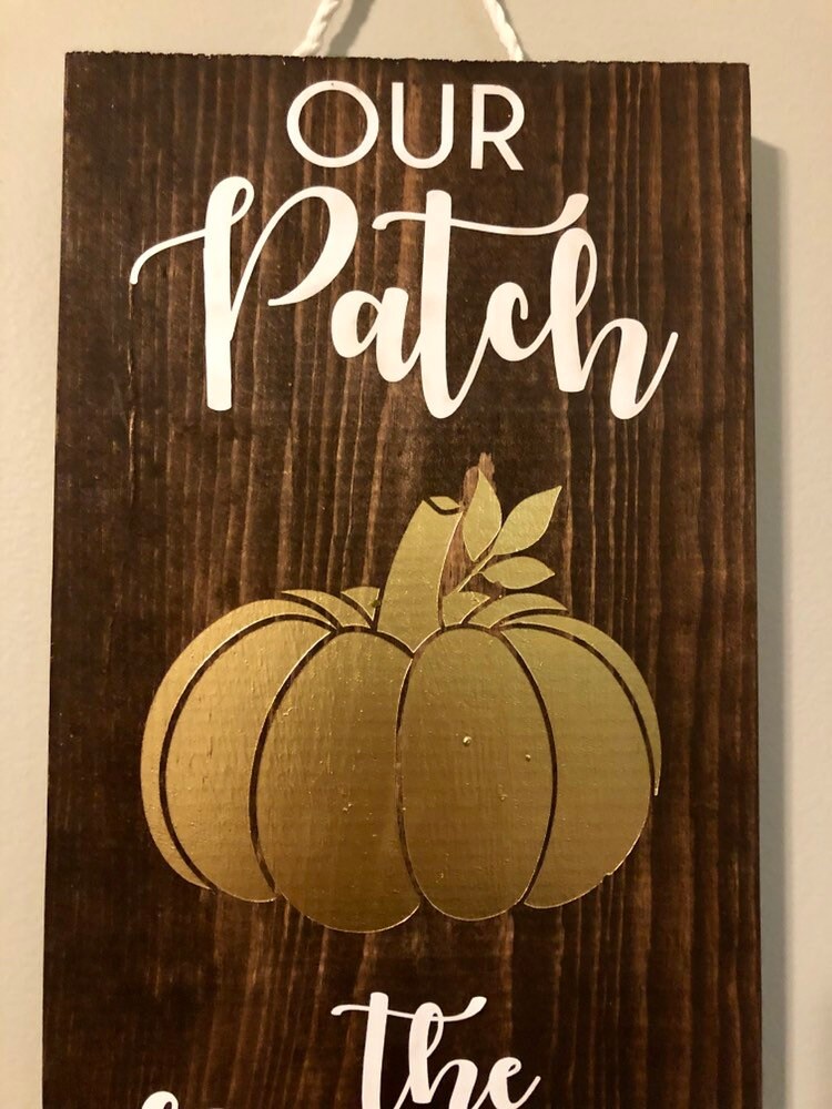 Personalized Farmhouse Family Sign / Fall Decor / Pumpkin | Etsy