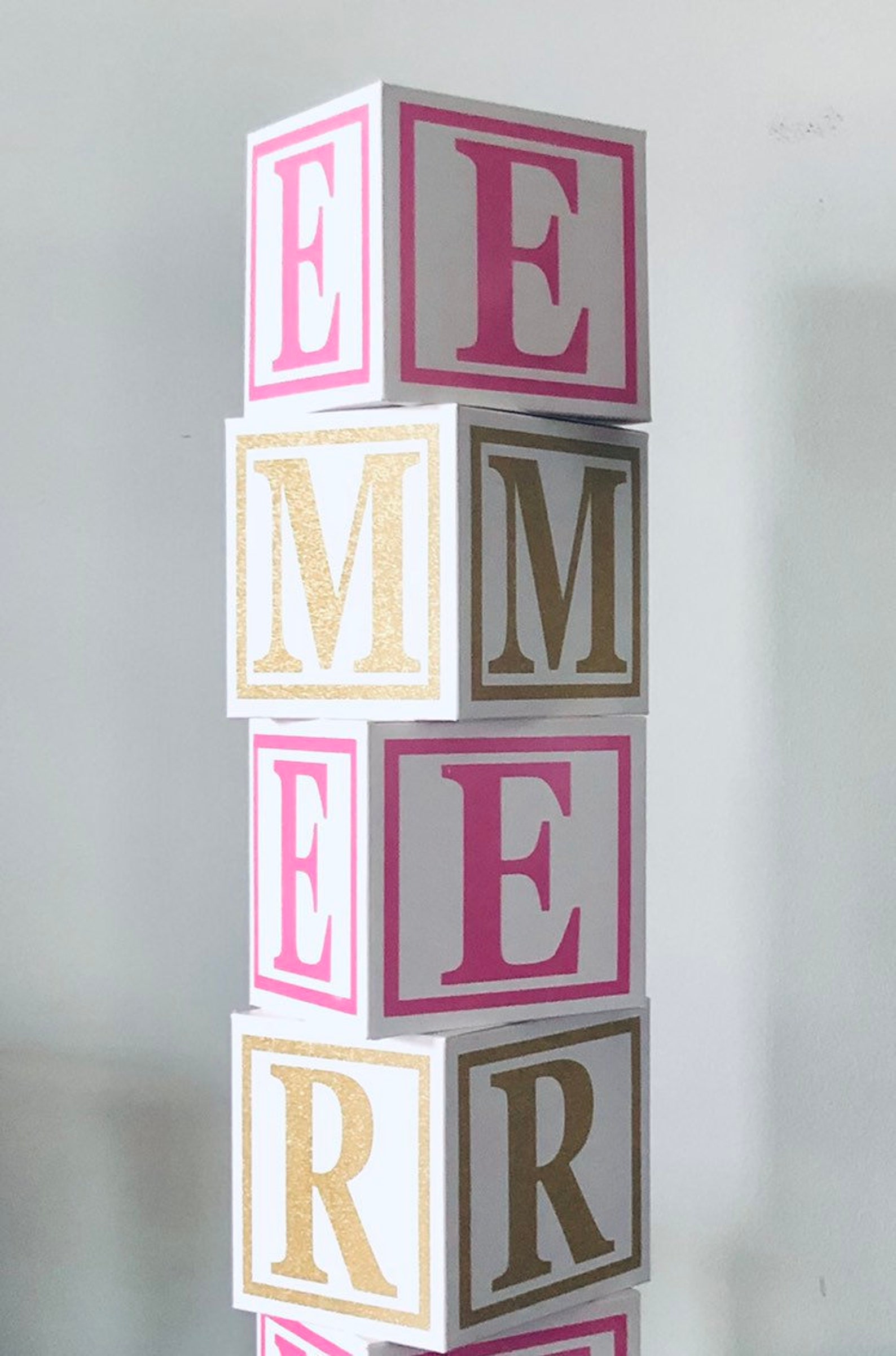 Baby Shower Blocks / Baby Shower Decor / Personalized Baby - Etsy