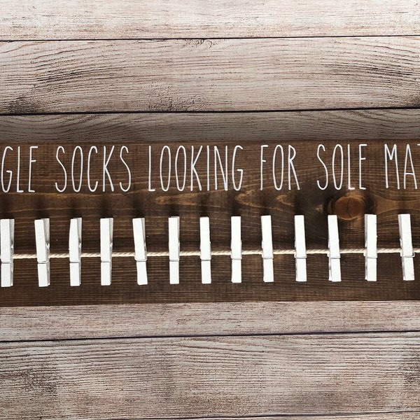Lost Socks Sign - Etsy