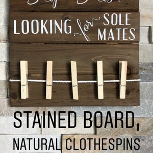 Single Socks Looking for Sole Mates Laundry Decor / Sock Hanger / Sock ...