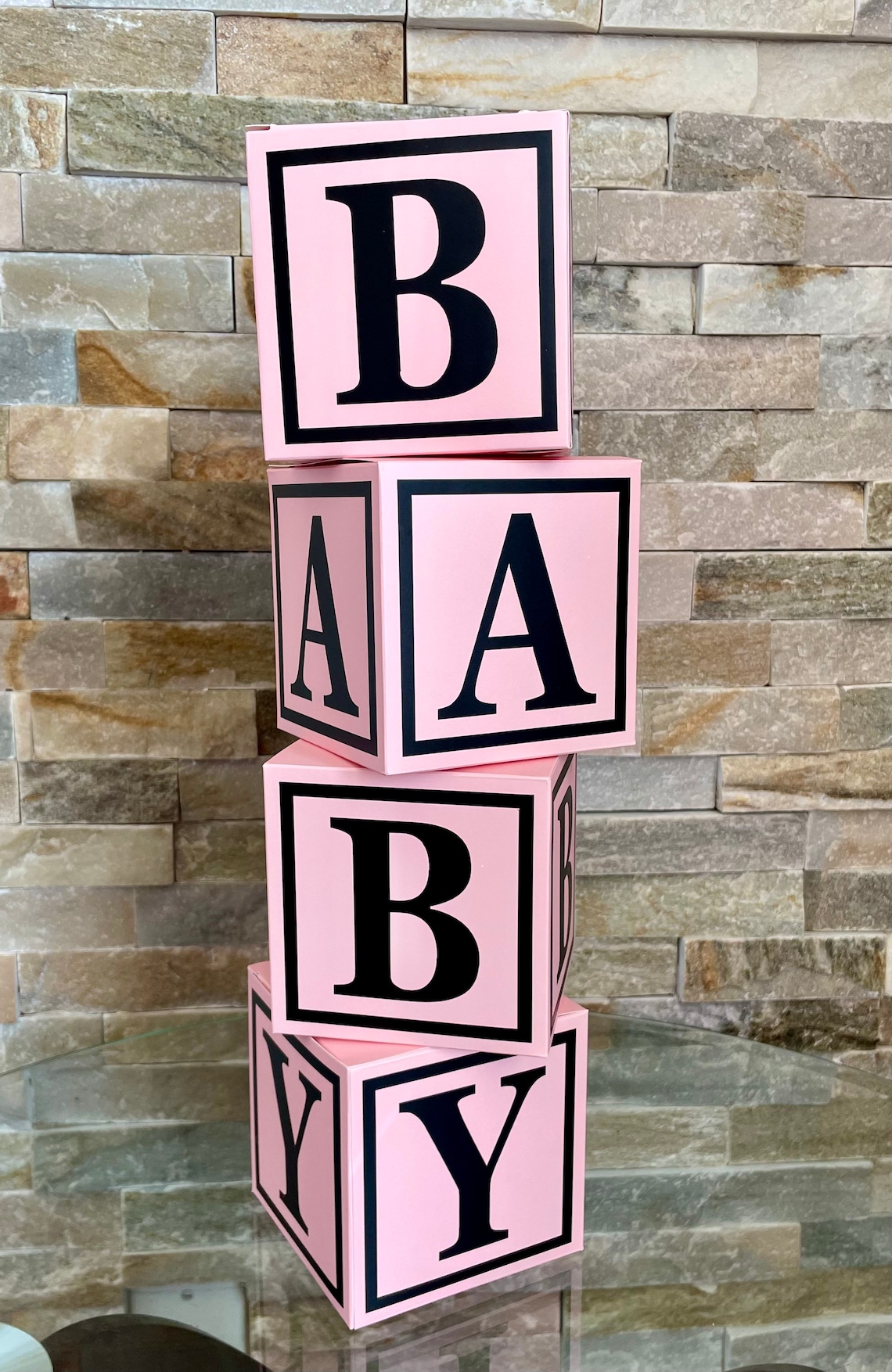 Baby Shower Blocks / Baby Shower Decor / Personalized Baby - Etsy